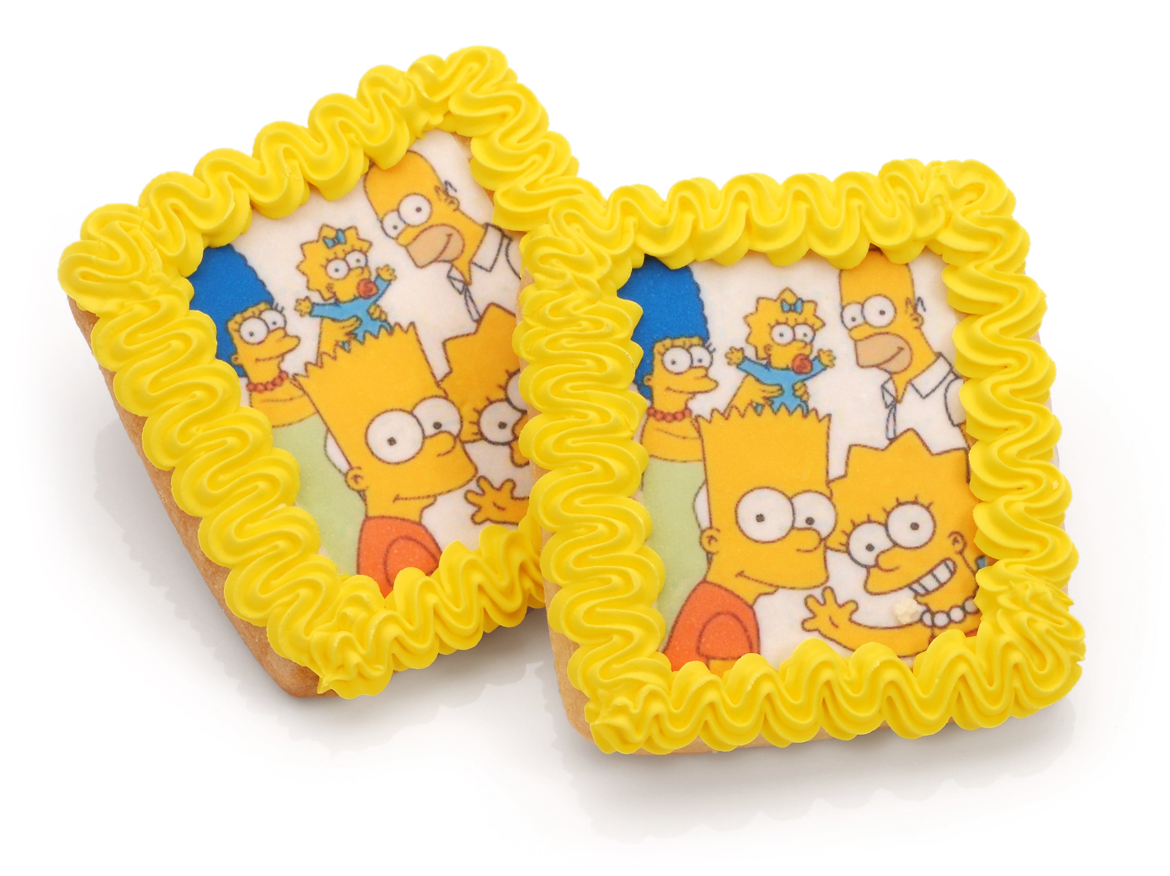 Iced Square Picture Sugar Cookie with Fancy Border- Single – Lady ...