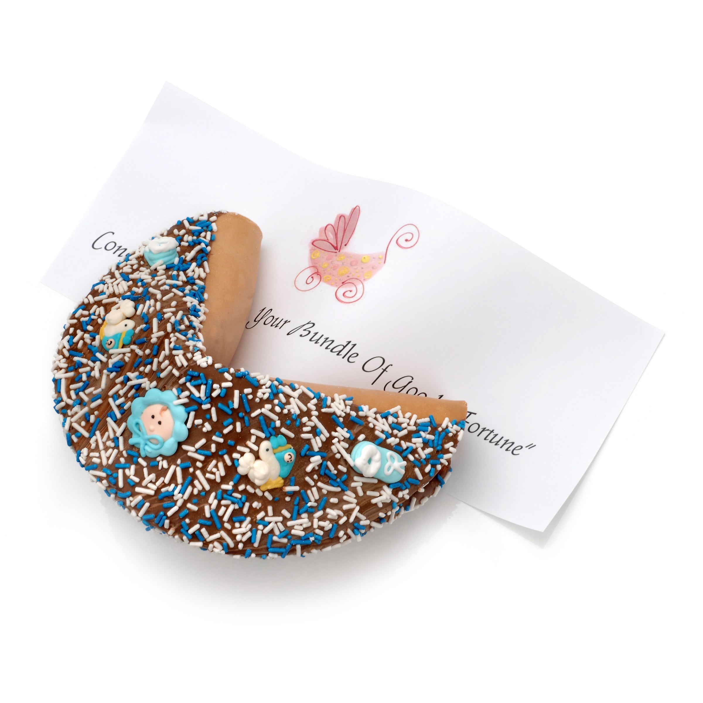 New Baby Girl Giant Fortune Cookie – Lady Fortunes Inc